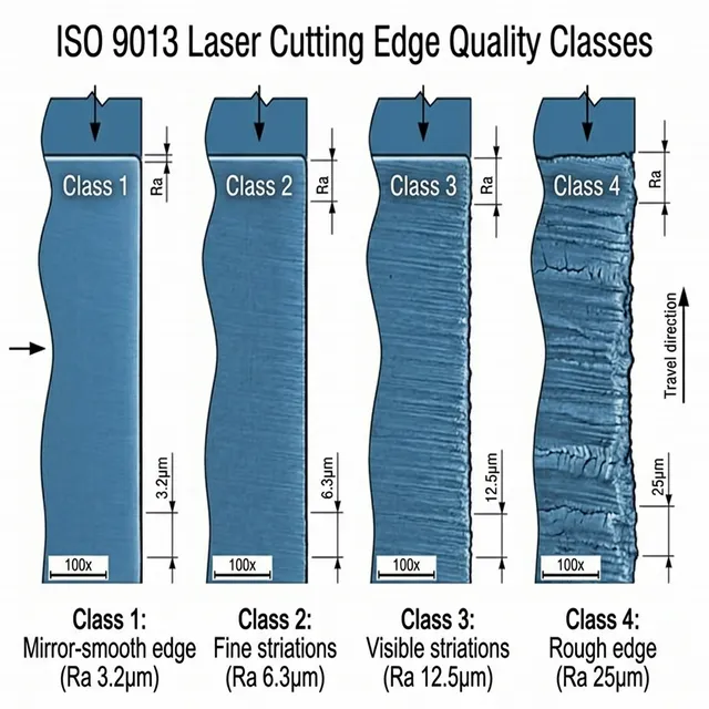 ISO 9013 Laser Cut Edge Quality: Standards, Measurement ...