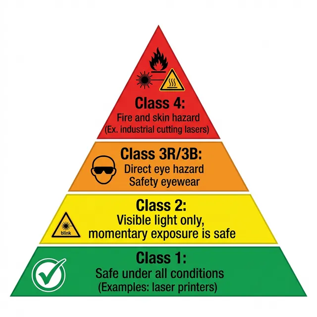 Laser Safety Classes 1-4: 2026 IEC 60825 Requirements | LaserSpecHub